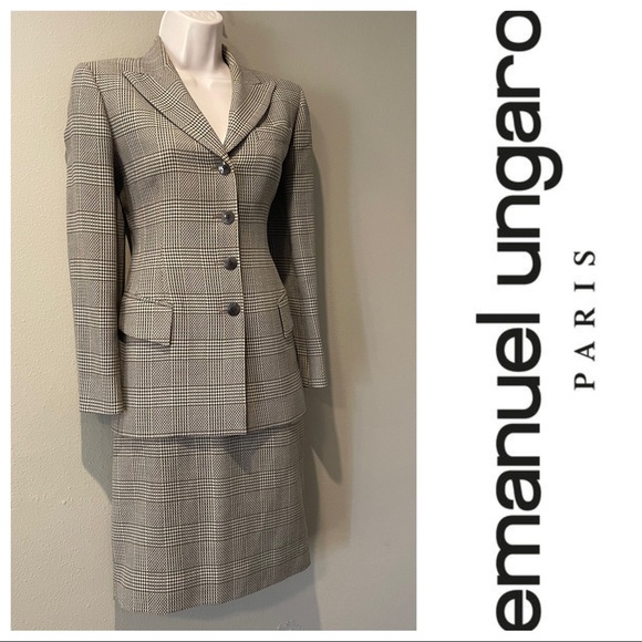 Emanuel Ungaro | Skirts | Ungaro Skirt Suit Size 46 2 Ladies Cotton ...